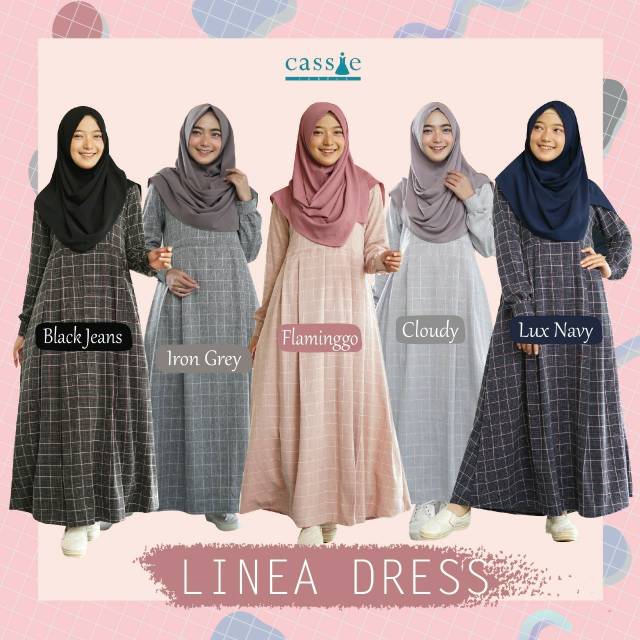 Jual LINEA DRESS BY CASSIE LABELS (GAMIS AJA) | Shopee Indonesia