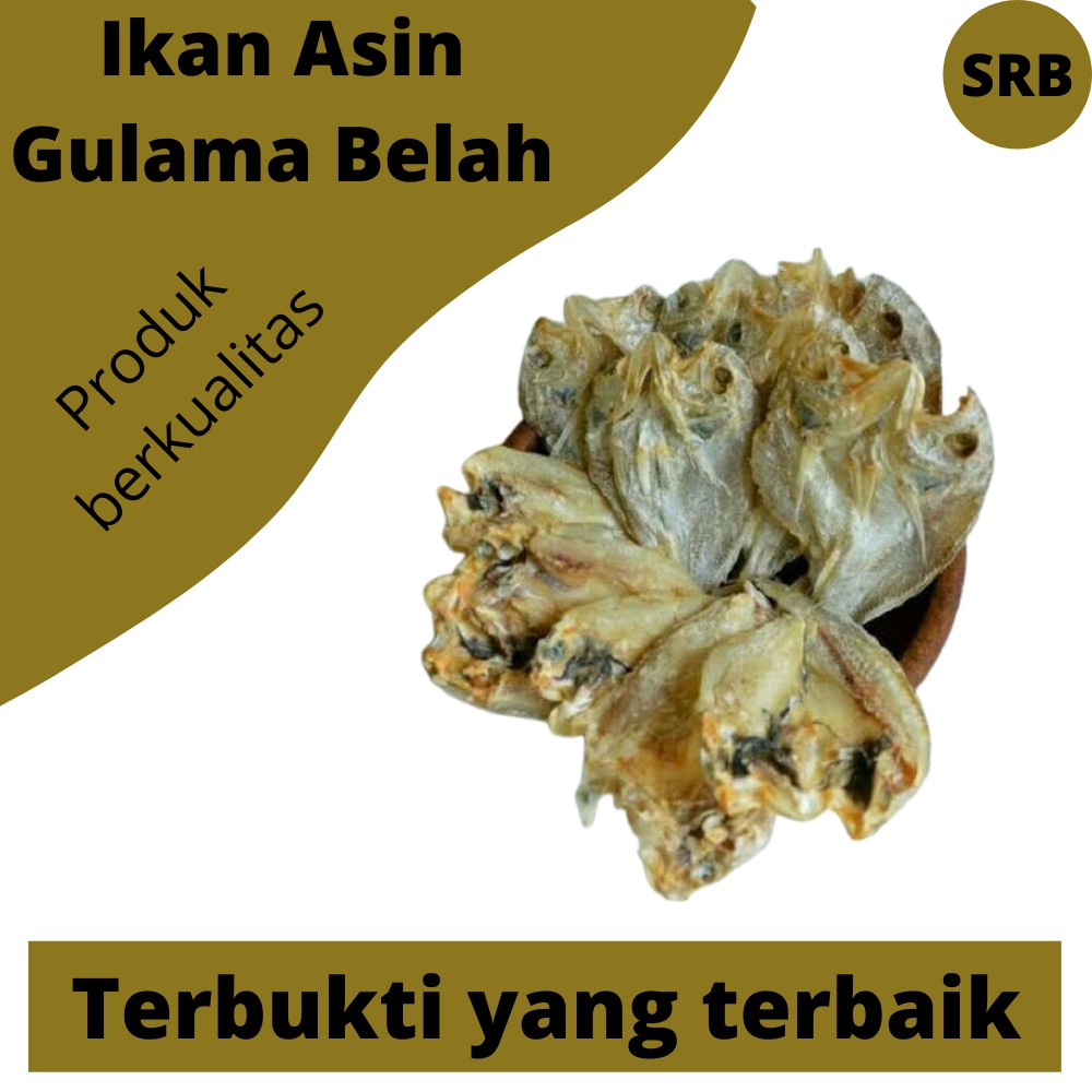 Jual Ikan Asin Gulama Pisang Super Murah Asli Higenis Tanpa Formalin ...