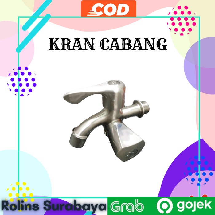 Jual Kran Cabang Stainless SUS 304 Anti Karat | Kran Cabang SKL Ori ...