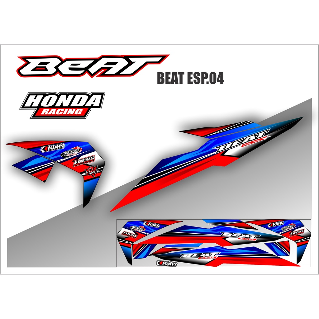 Jual STRIPING HONDA BEAT Esp STD VARIASI RACING SANGAT COCOK BUAT MOROT ...