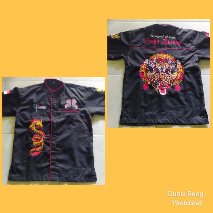 Jual KEMEJA / HEM BORDIR BARONGAN ( JARAN THEK ) | Shopee Indonesia