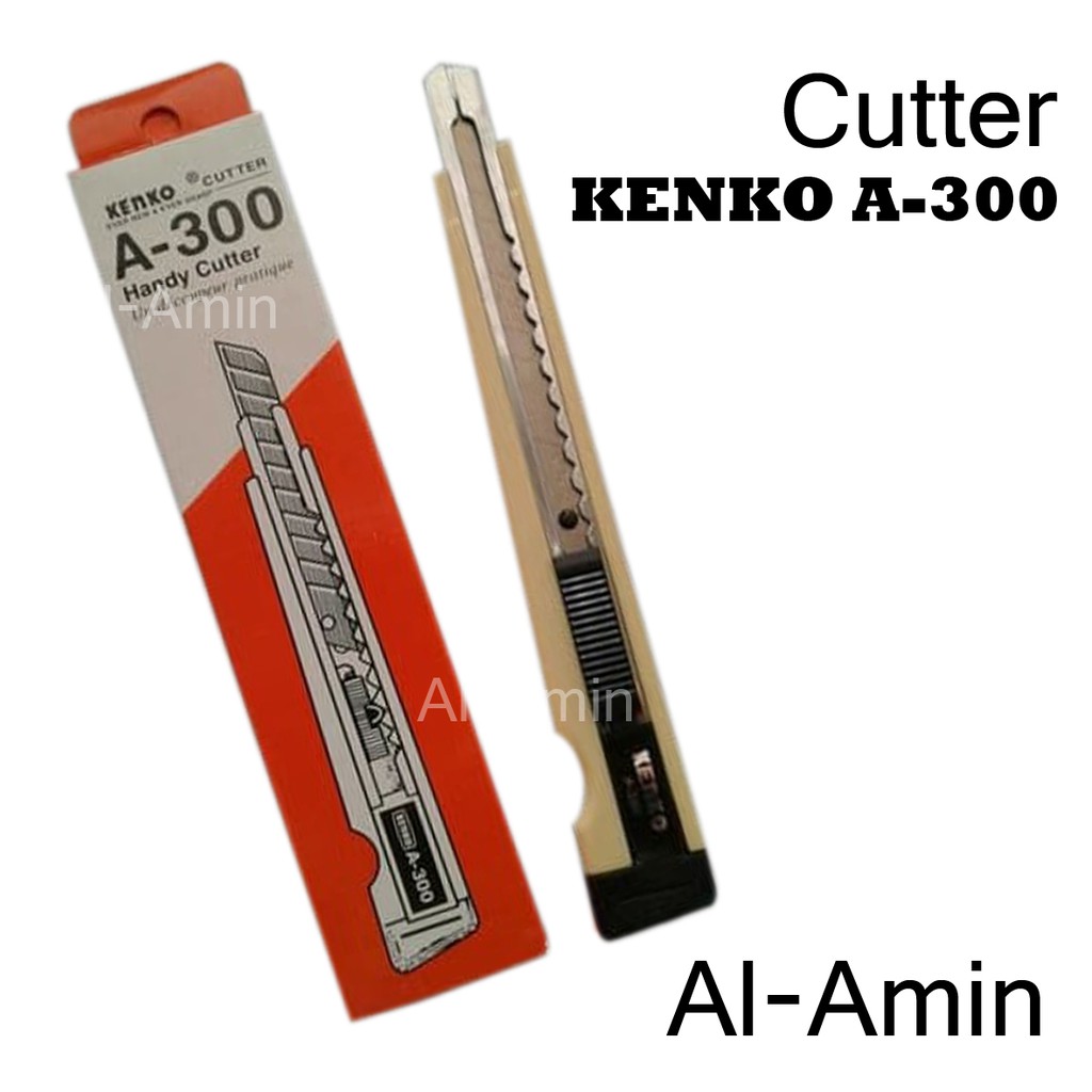 Jual CUTTER KENKO A300/CUTTER KECIL merk Kenko Type A-300 | Shopee ...