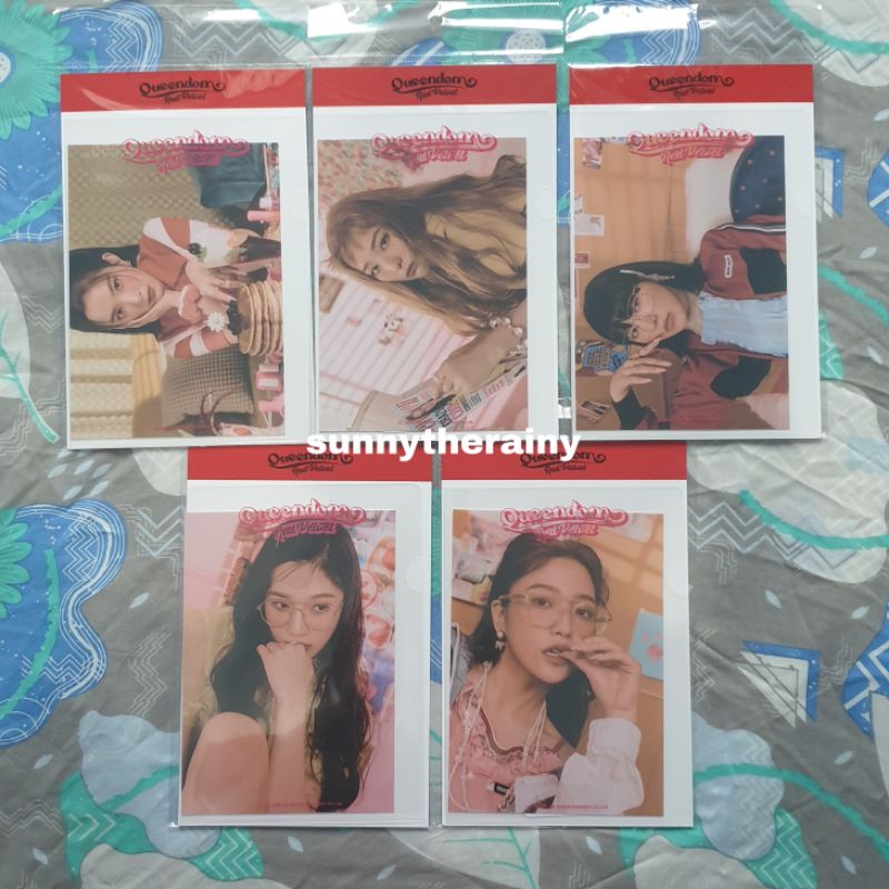 Jual [SEALED] Red Velvet Queendom MD Postcard Hologram Photocard Set Ready Stock Irene Seulgi ...