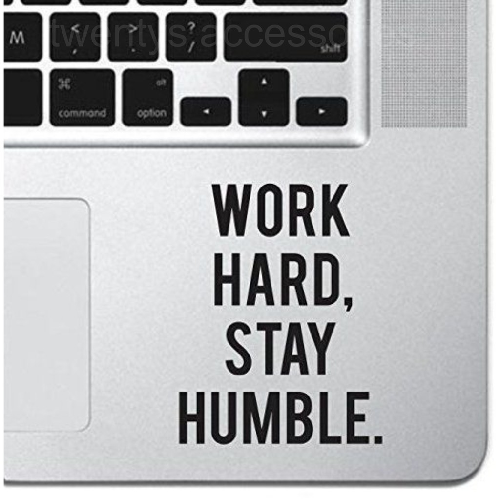 Jual Stiker WORK HARD Sticker Body Dalam Laptop | Shopee Indonesia