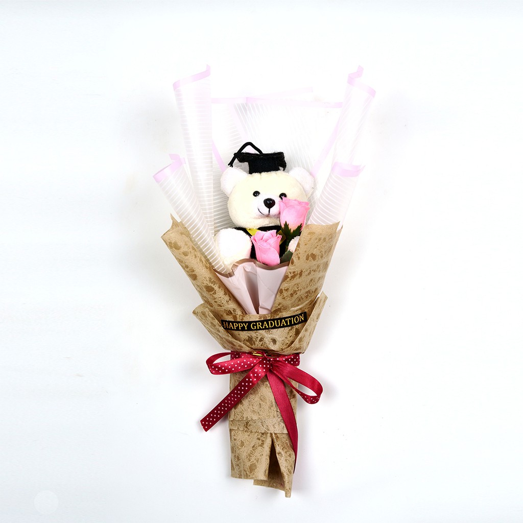 Jual buket boneka special toga wisuda/ give graduation / bouket ...