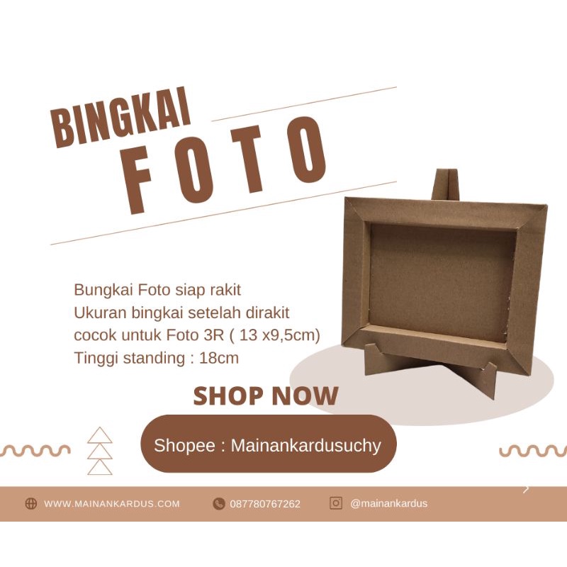Jual Frame Foto kardus | Figura kardus | Bingkai foto kardus | Shopee ...