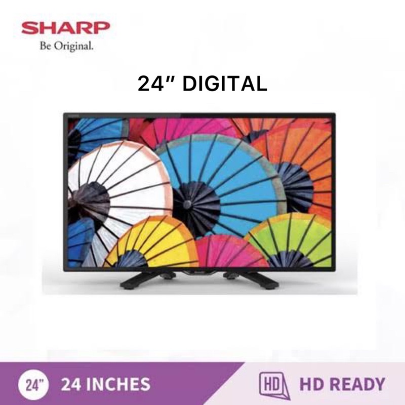 Jual TV LED SHARP 24" Inch 2T C24DC1i / 2T C24DD1i DIGITAL TERBARU | Shopee Indonesia