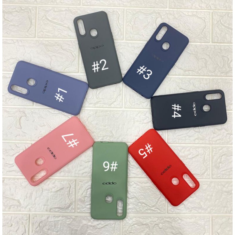 Jual OPPO A31 Case Warna Logo Softcase MyChoice | Shopee Indonesia