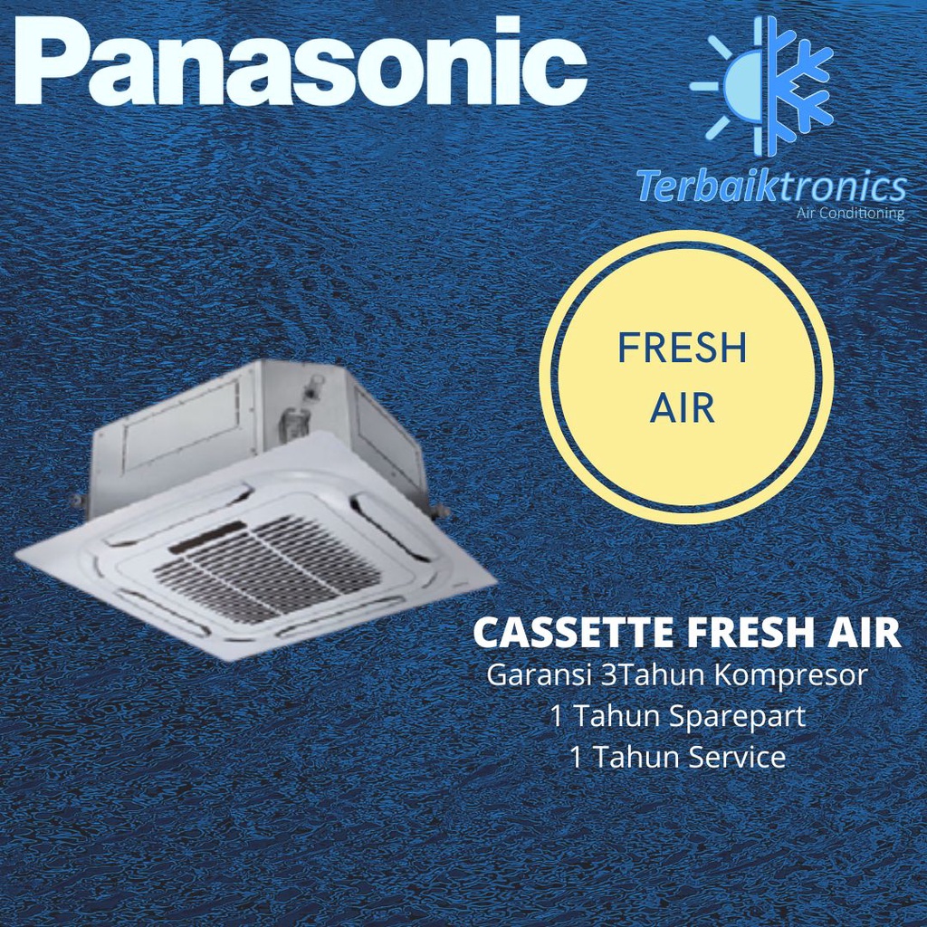 Jual AC Panasonic Cassette 5 PK R410a S-48PUB1H8 / S-48PUB1H8 | Shopee ...