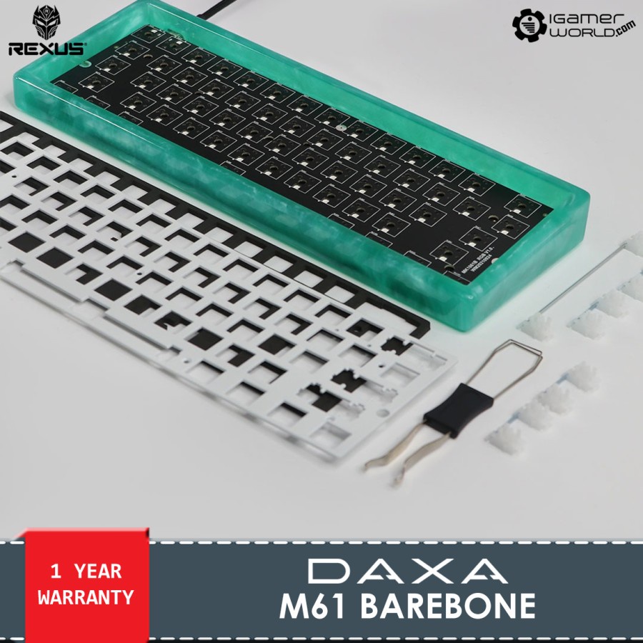 Jual Rexus Daxa M61 Barebone South-Facing Custom Mechanical Gaming ...