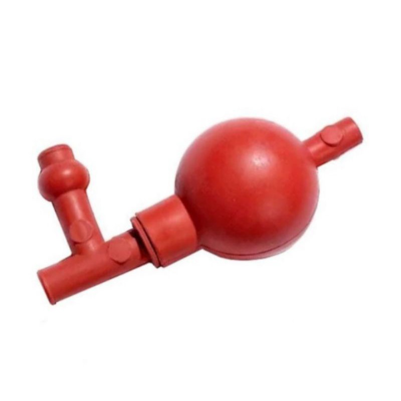 Jual Pipet Filler 3 valve, warna merah rubber buatan china | Shopee ...
