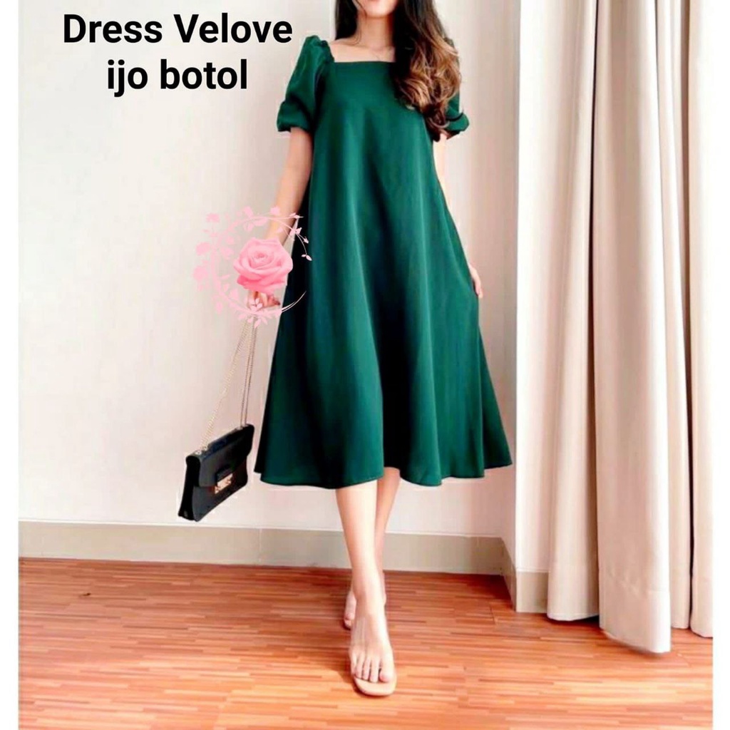 Jual DRESS VELOVE OVERSIZE FASHION WANITA 5XL XL XXL 4XL M L / GAUN ...