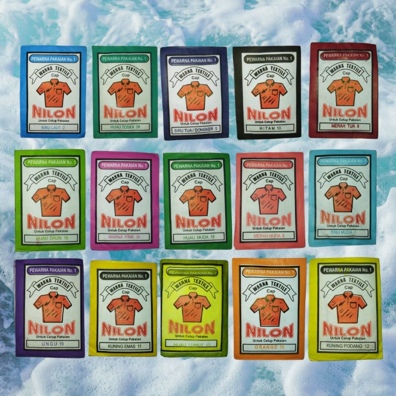 Jual PEWARNA PAKAIAN WENTER / WANTEX / NILON (5 pcs & 10 pcs) | Shopee ...