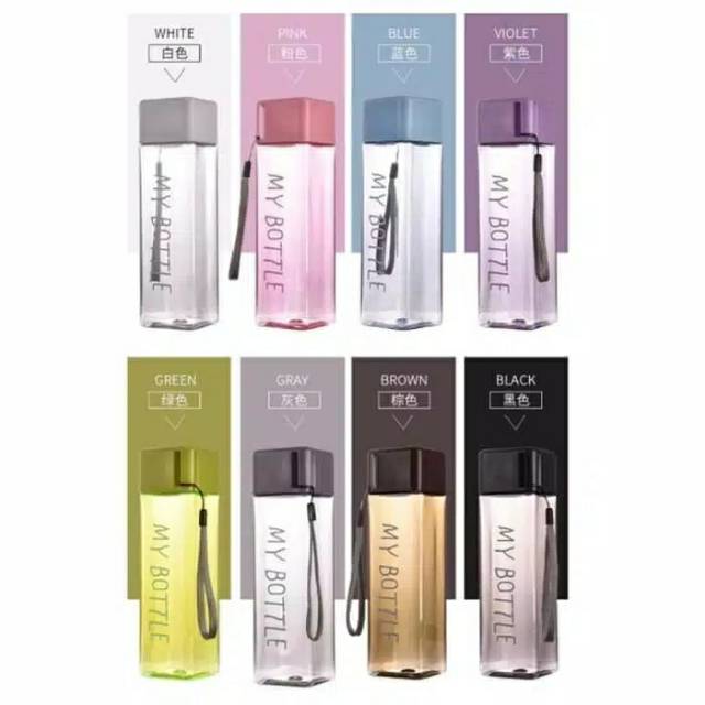 Jual My bottle kotak / my bottle segi empat / botol minum my bottle ...