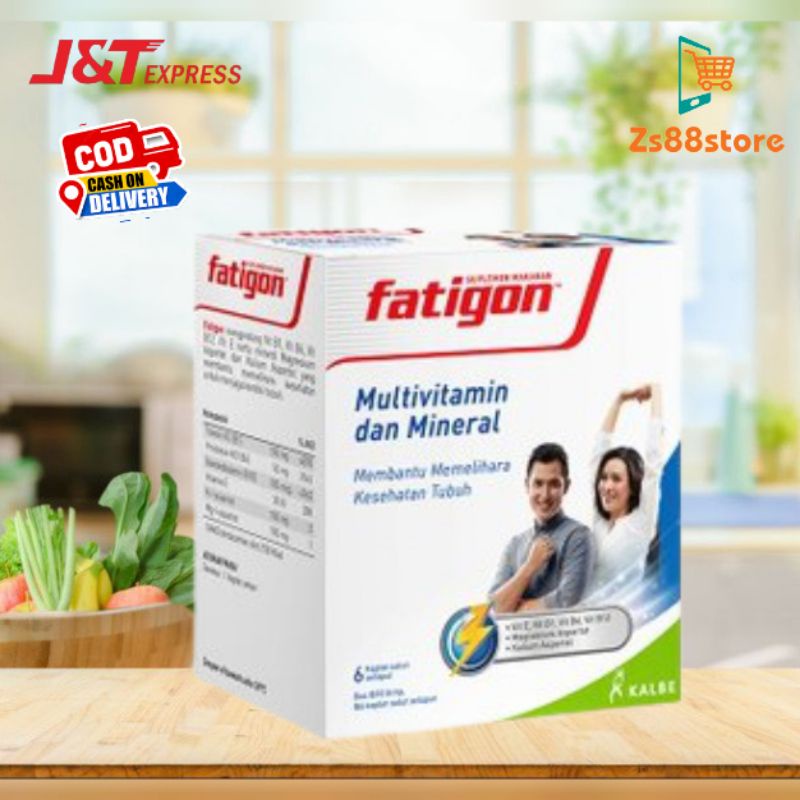 Jual Fatigon Multivitamin & Mineral 1 Dus [10 Strip] @ 6 Kaplet ...