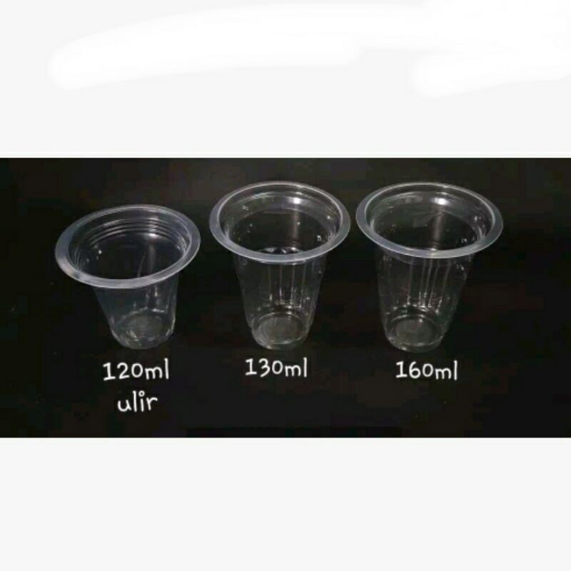 Jual cup 220ml 160ml 120ml (isi 50pcs) | Shopee Indonesia