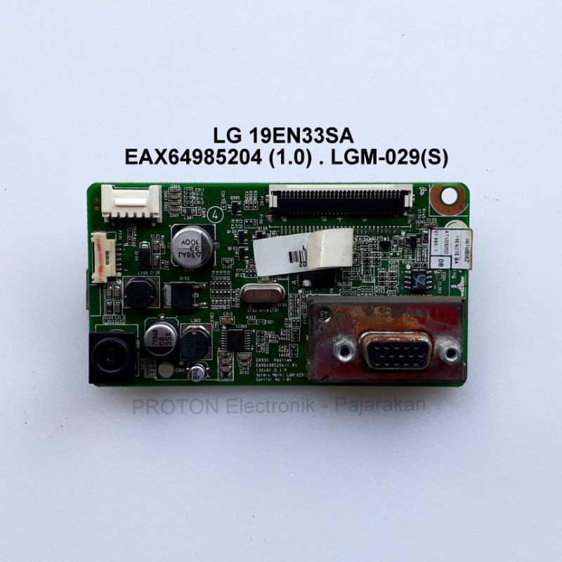 Jual Mainboard LCD LED Monitor LG Flatron 19EN33S 19EN33SA 19EN33S-B Mesin PCB EAX64985204 LGM ...