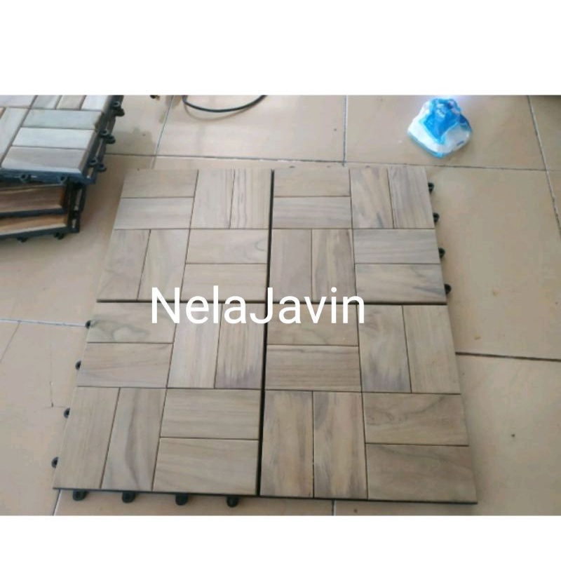 Jual Decking tile kayu / lantai kayu / ubin kayu termurah bongkar ...
