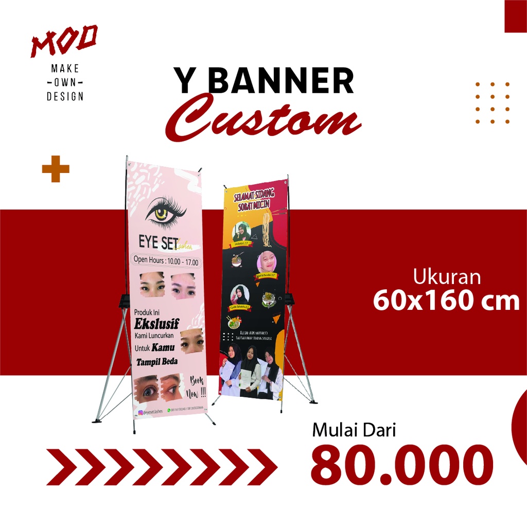 Jual Y BANNER SATU SET BAHAN FLEXY 280 / BLACKOUT 340 | BISA CUSTOM ...