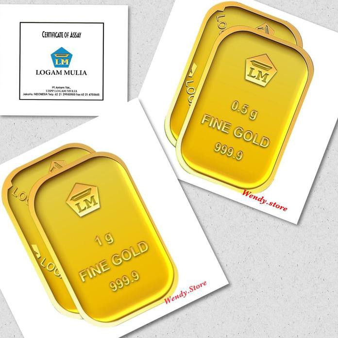 Jual Paket Logam Mulia ANTAM 1 + 0,5 gram | Shopee Indonesia