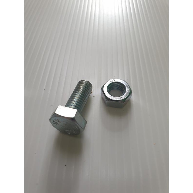 Jual Baut Mur Putih - BMP M10 x 25 mm | Shopee Indonesia