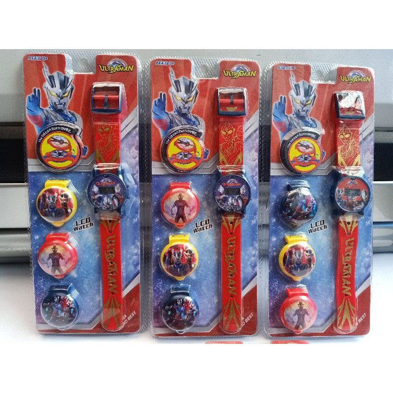 Jual Jam tangan ultraman paket 3 in 1 | Shopee Indonesia