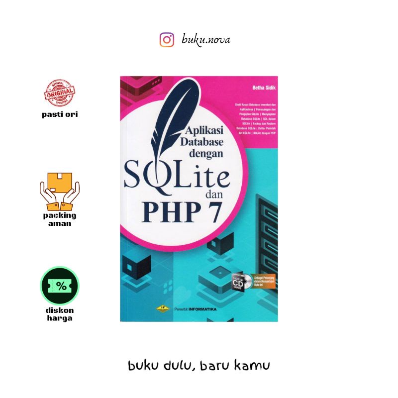 Jual Buku Aplikasi Database dengan SQLite dan PHP 7 | Shopee Indonesia