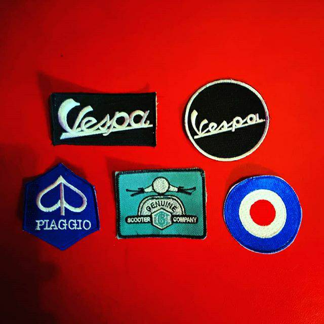 Jual Patch bordir emblem Vespa Piaggio 1 set | Shopee Indonesia