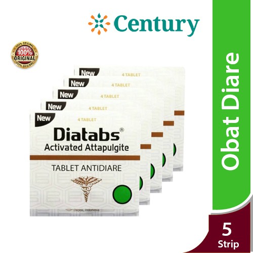 Jual NEW DIATABS TAB/DIARE/MENCRET/DIARE/MENCRET/SAKIT PERUT (5 STRIP ...