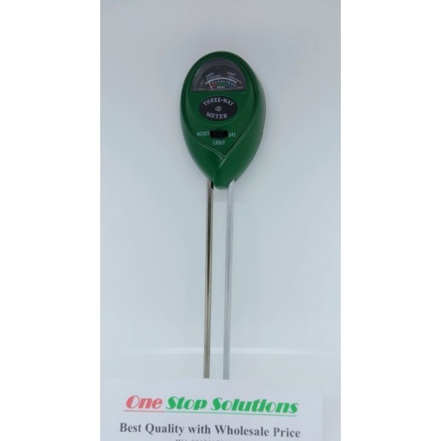 Jual SOIL ANALYZER 3 IN 1 MOISTURE PH LIGHT METER CEK TANAH TESTER ALAT ...