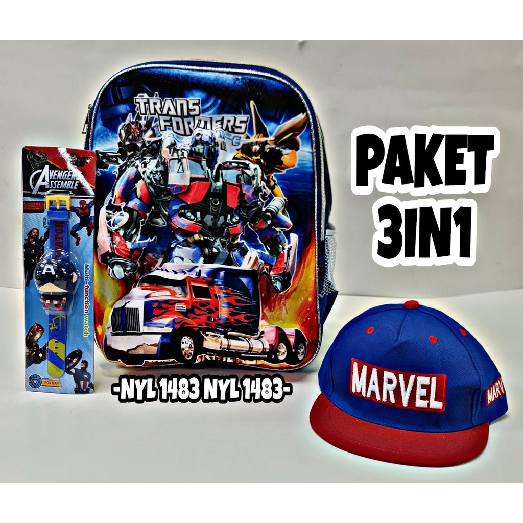 Jual Tas ransel transformer tas anak sekolah sd paud tas anak laki laki ...