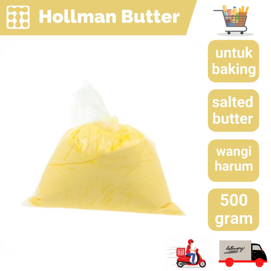 Jual Hollman Butter 500 Gr / Mentega Hollman / Salted Butter | Shopee ...