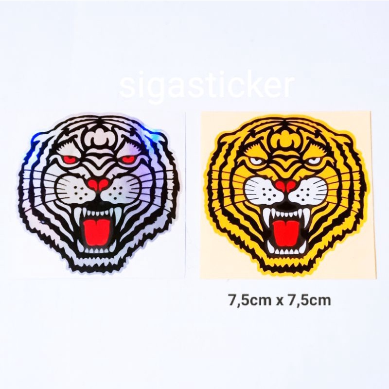 Jual stiker harimau sticker kepala harimau cutting | Shopee Indonesia