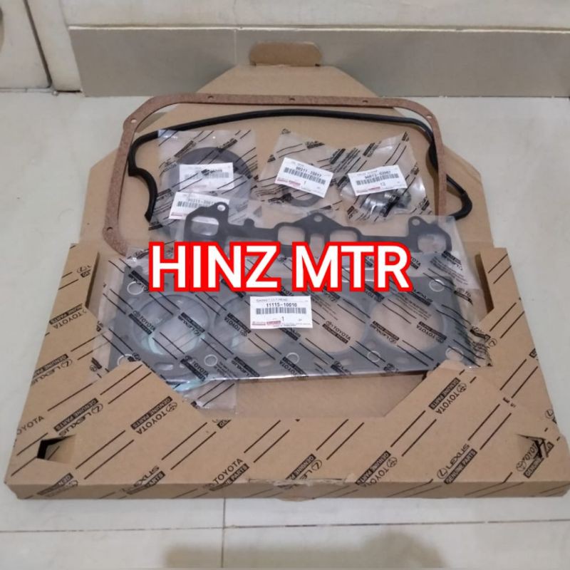Jual Packing Paking Gasket Full Set Toyota Starlet Twincam SE saloon 1.3 1.300cc 1300cc 2E ...