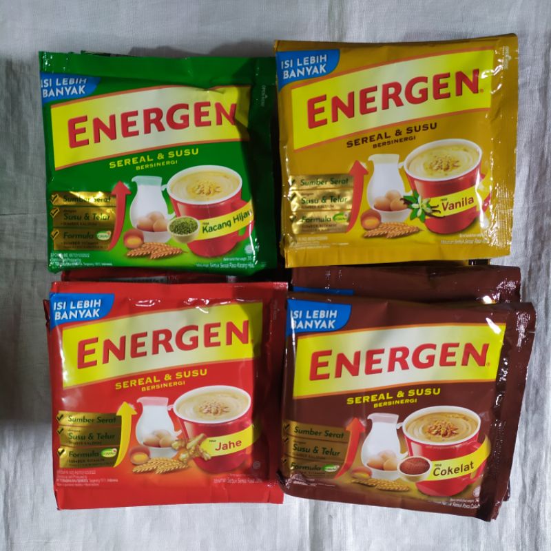 Jual [BELI BANYAK LEBIH HEMAT] ENERGEN RENTENG ALL VARIANT (1 renteng ...