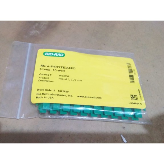Jual Mini-PROTEAN Comb 10-well Cat No. 1653354 BIO-RAD | Shopee Indonesia