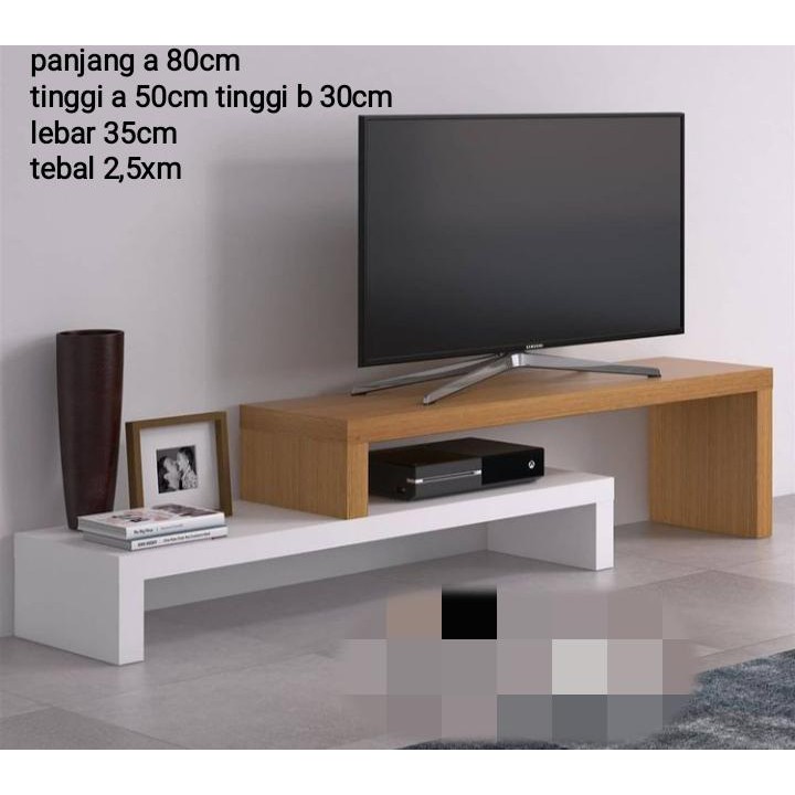 Jual Meja Tv Minimalis Bahan Multiplek Murah Berkualitas | Shopee Indonesia