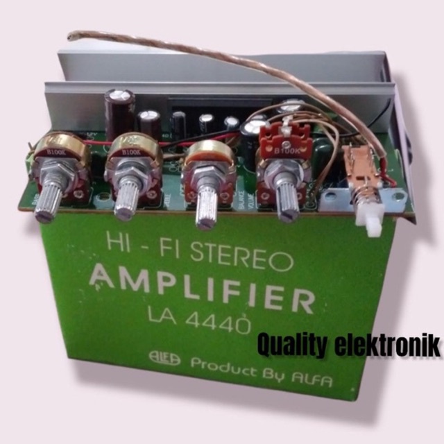 Jual KIT RAKITAN HI-FI STEREO AMPLIFIER LA 4440 ALFA | Shopee Indonesia