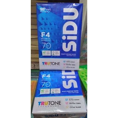 Jual Kertas Hvs Sidu F4 / 70 gram | Shopee Indonesia