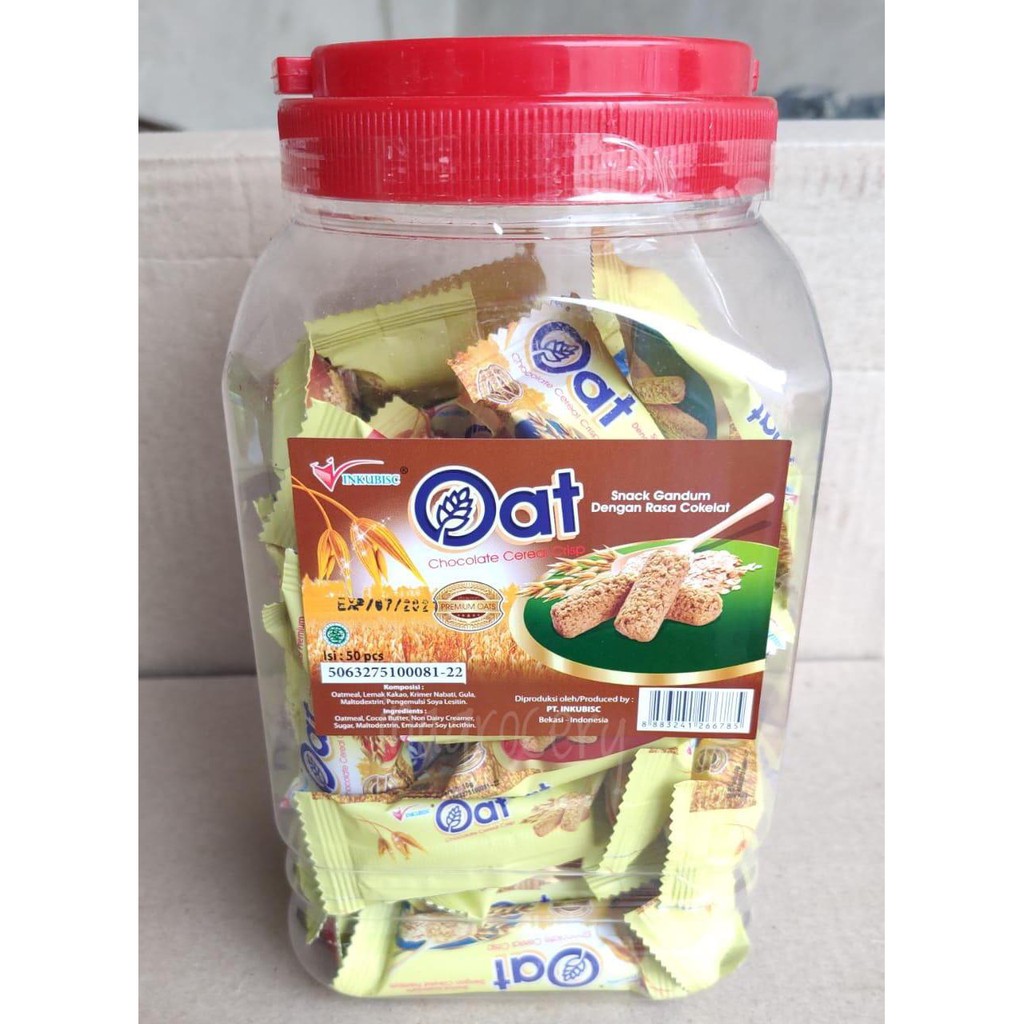 Jual INKUBISC OAT CHOCOLATE CEREAL CRISP 50pcs x 10gr | Shopee Indonesia