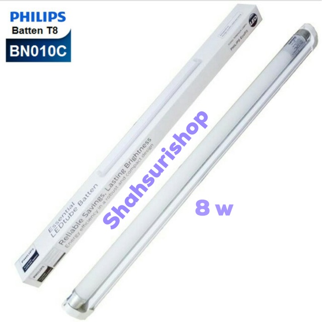 Jual Tl philips led bn015 600mm tube ecofit t8 set 8w 8 w kap komplit KHUSUS INSTANT SAMEDAY ...