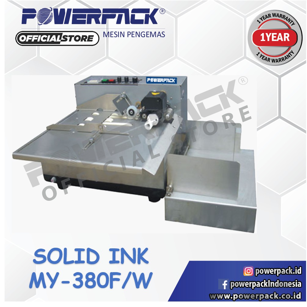 Jual Mesin Mencetak Kode MY-380F/W Solid Ink Coding POWERPACK | Shopee ...