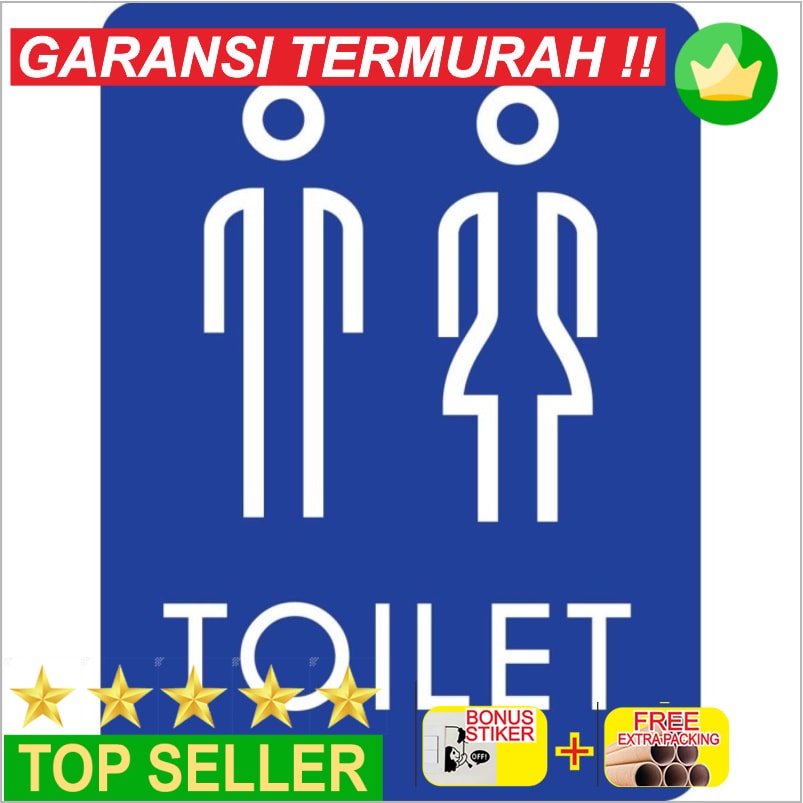 Jual Murah RAMBU TOILET UNIK - 15X20CM SIGNAGE ACRYLIC Keren | Shopee ...