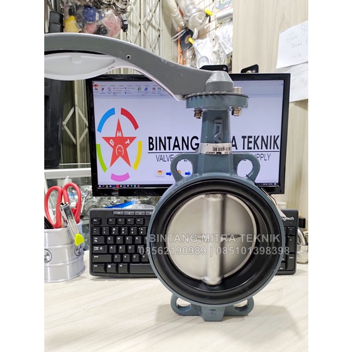 Jual BUTTERFLY VALVE ICV BUTTERFLY VALVE AVK PN16 DN150 6" | Shopee ...