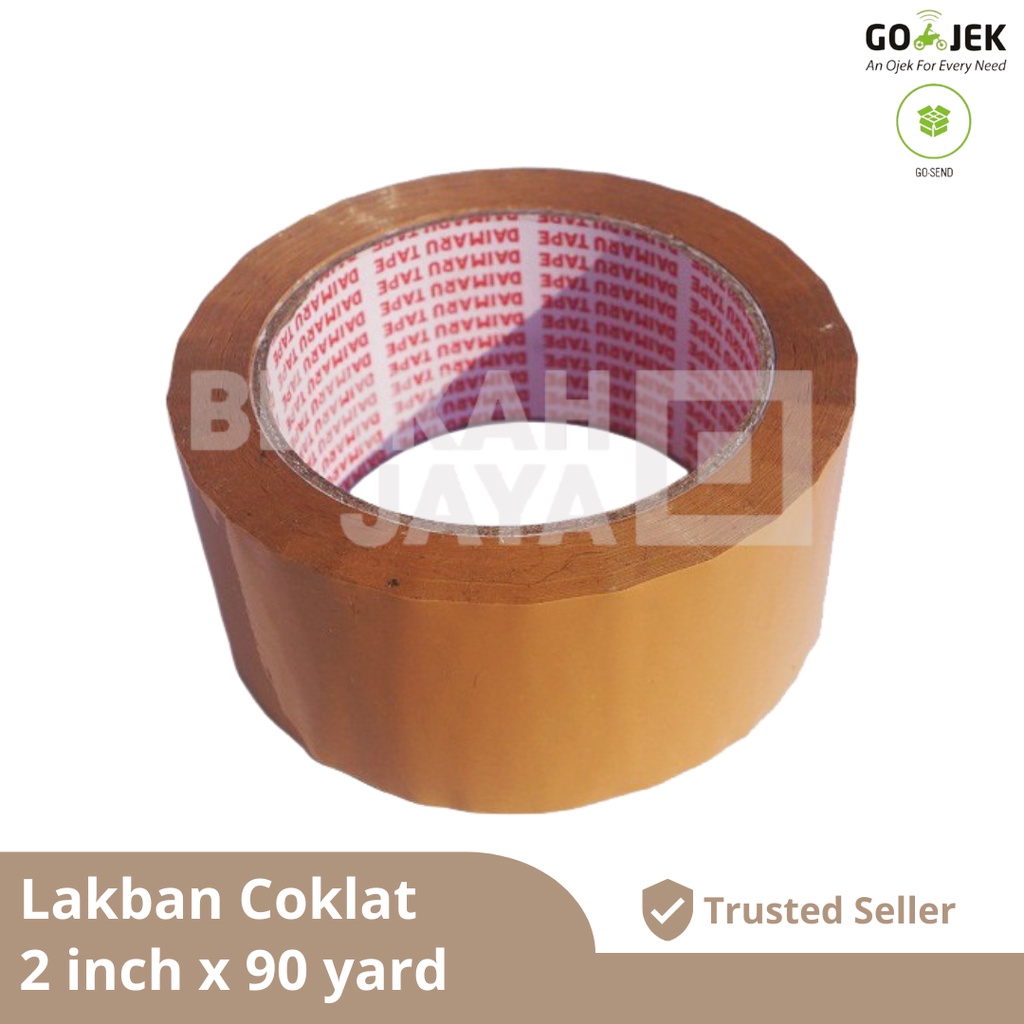 Jual LAKBAN / TAPE / SOLASI / PEREKAT / SOLATIP /ISOLASI DAIMARU COKLAT ...