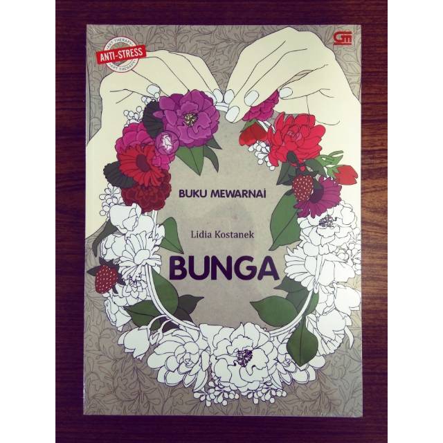 Jual Buku Mewarnai Dewasa Coloring Book for Adult Bunga by Linda ...