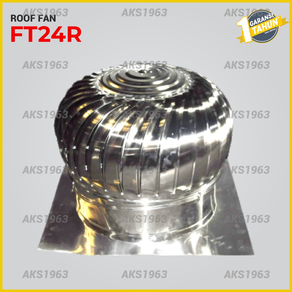 Jual Turbine Ventilator Ventilasi Blower Atap Rumah / Pabrik 24 Inch ...