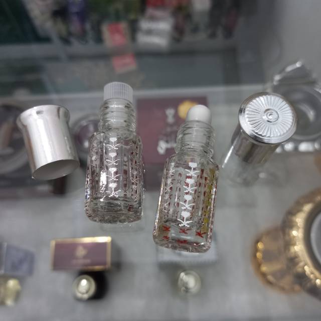 Jual Botol Tola Kurma Pedang Coating Silver 3ml Original Saudi | Shopee ...