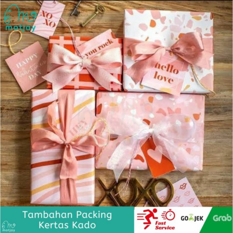 Jual Kertas Kado Tambahan Packing Barang | Shopee Indonesia