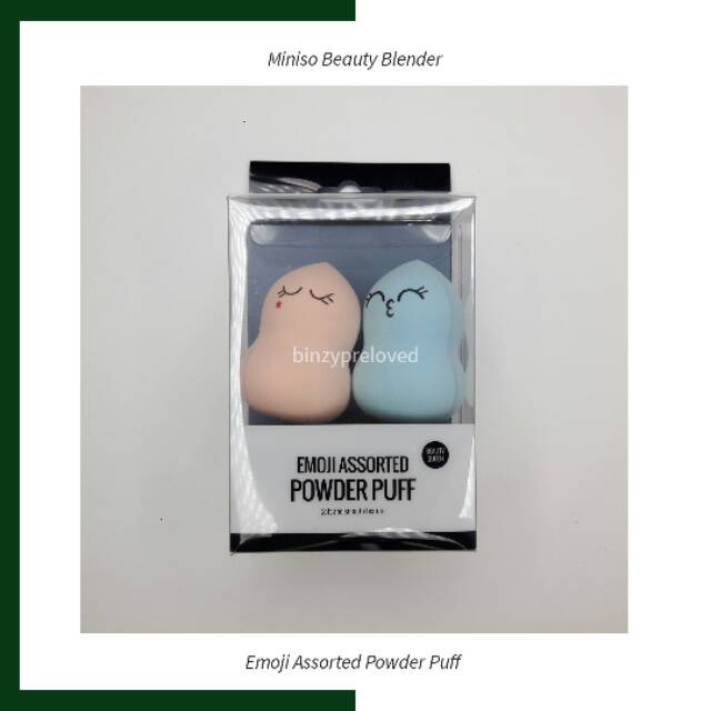 Jual Miniso Emoji Assorted Powder Puff (Beauty Blender) | Shopee Indonesia